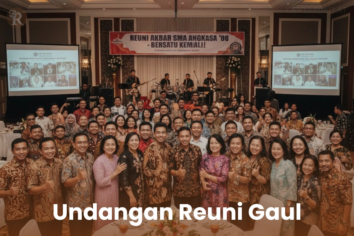 7 Contoh Undangan Reuni Gaul untuk Teman Sekolah - Rabiyuk